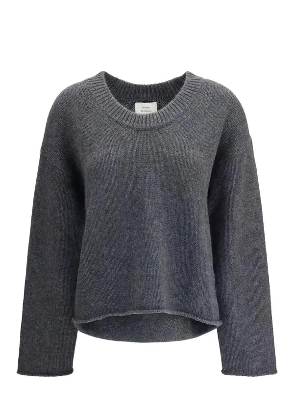 Loulou De Saison Round-neck Cashmere Sweater - Grey