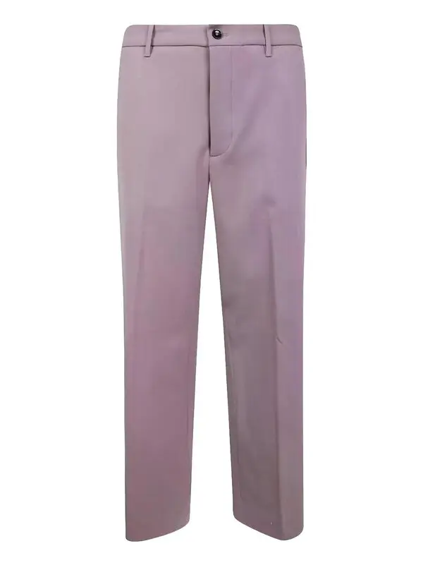 NINE:INTHE:MORNING Button-fastening Wool Trousers - Pink
