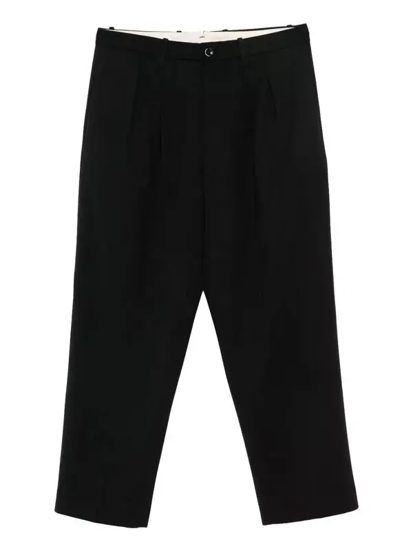 NINE:INTHE:MORNING Pleated Trousers - Black