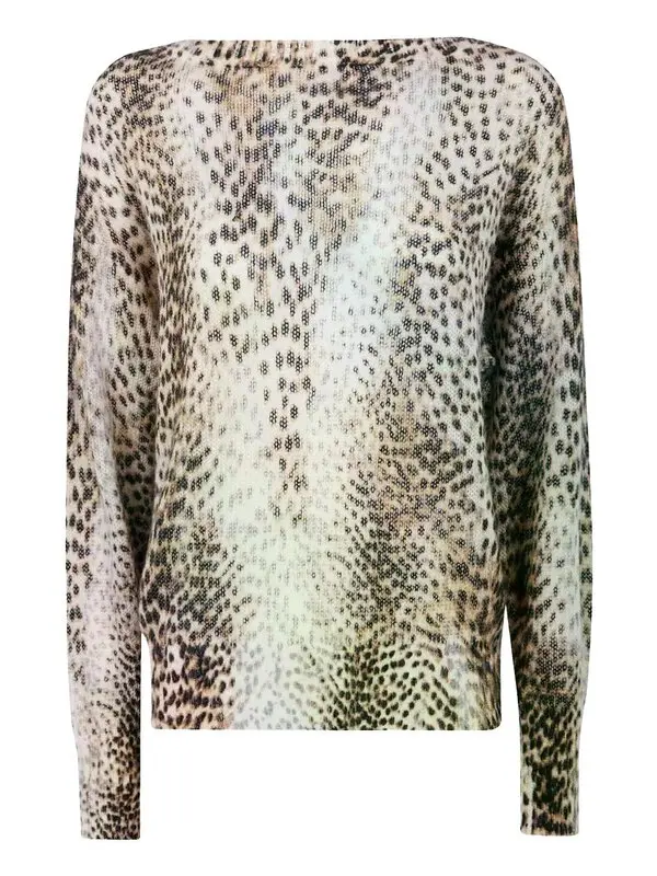TWINSET Leopard-print Sweater - Brown