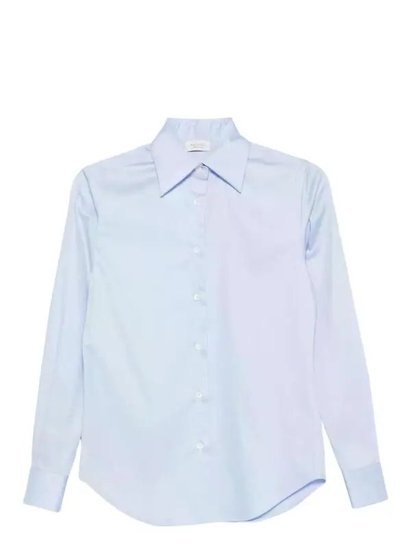 MAZZARELLI Long-sleeve Button-up Shirt - Blue