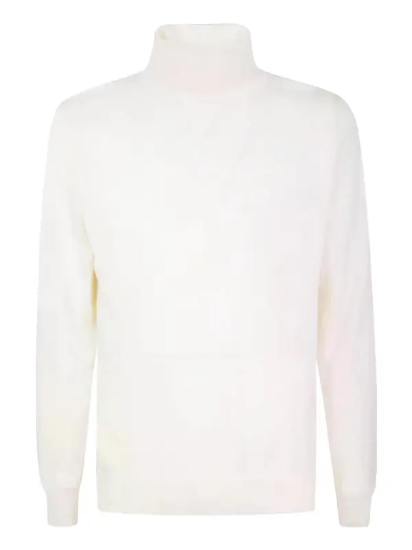 FILIPPO DE LAURENTIIS Wool Turtleneck Sweater - White