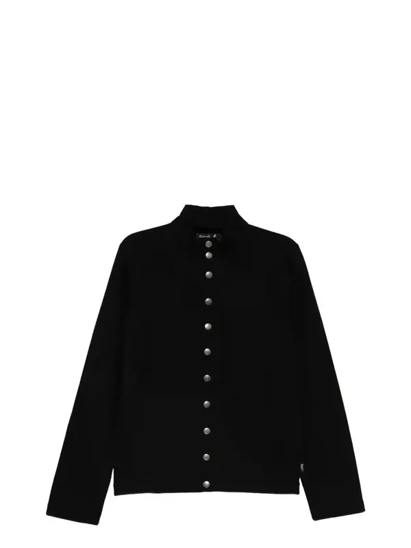 AGNÈS B. Cotton High-collar Sweatshirt - Black