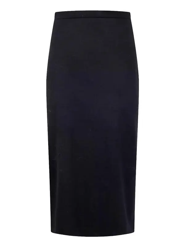 Harris Wharf London Wool Pencil Skirt - Black