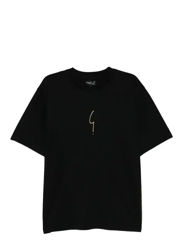 AGNES B. Christof Irony-mark T-shirt - Black