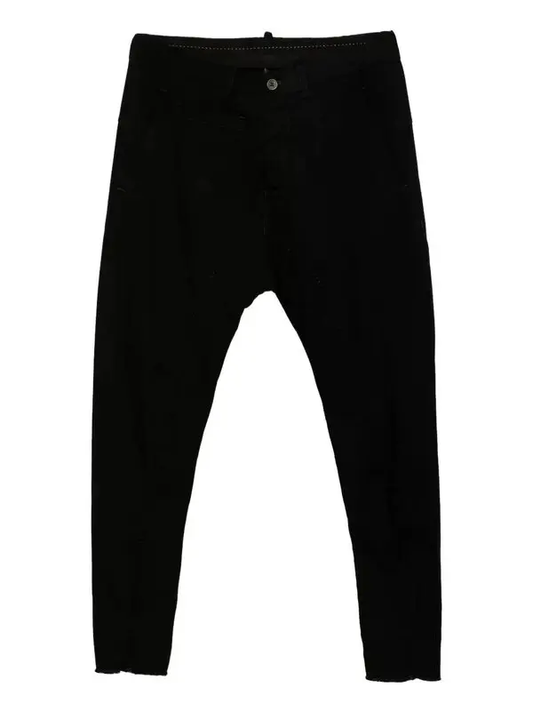 Masnada Drop-crotch Trousers - Black