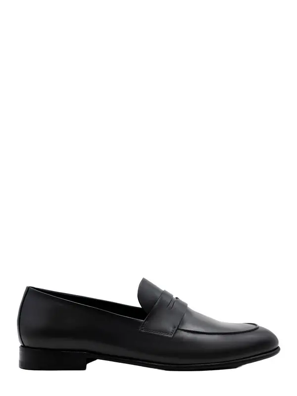 Giorgio Armani Classic Penny Loafers - Grey