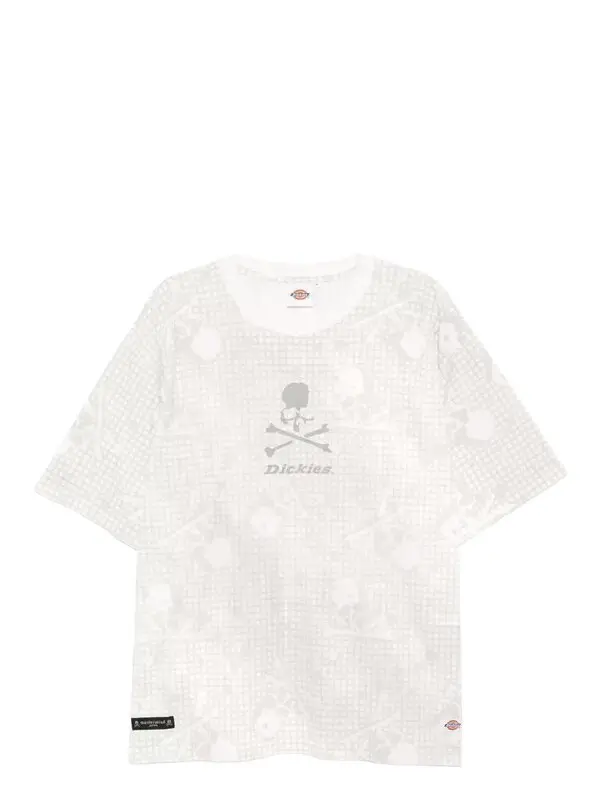 MASTERMIND WORLD X Dickies Logo-print T-shirt - White