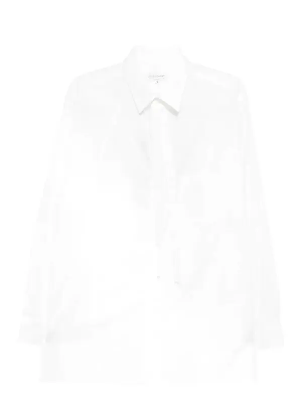Yohji Yamamoto 100/2 Broad Switching Shirt - White