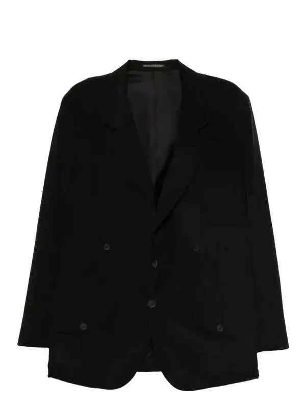 Yohji Yamamoto Ta Tuxedo Blazer - Black