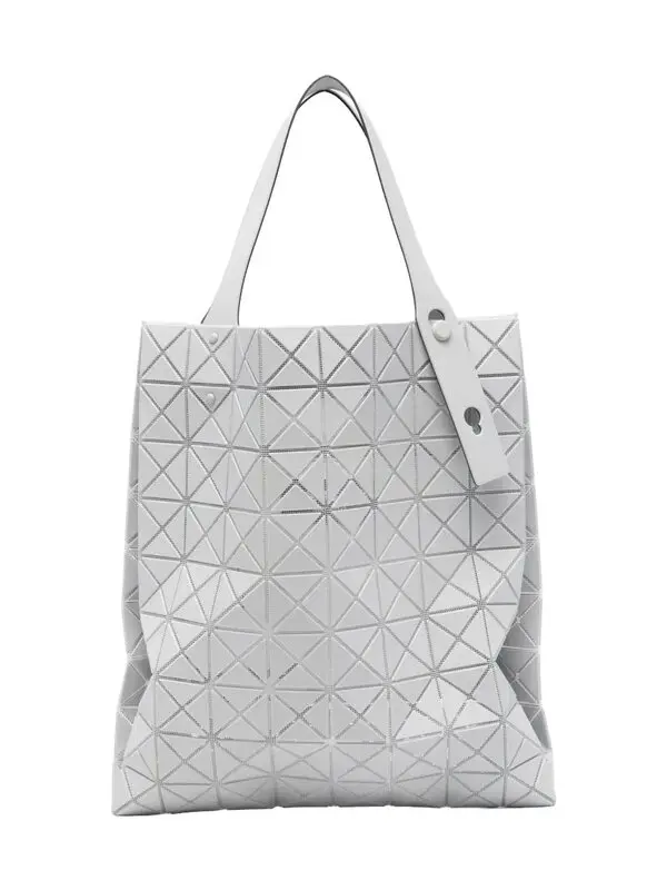 Issey Miyake Prism Plus Geometric-pattern Tote Bag - Grey