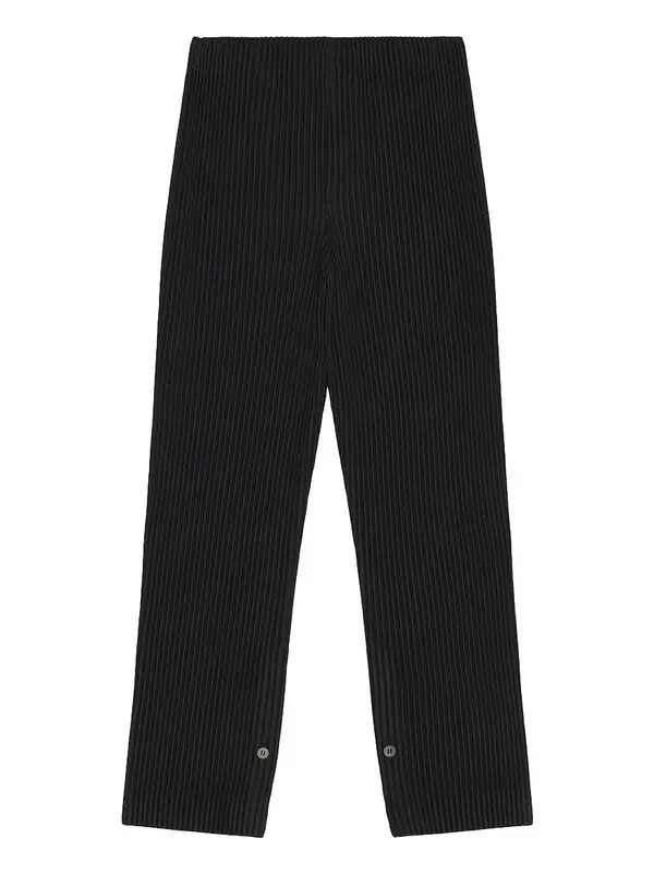 Issey Miyake Pleated Bottoms - Black