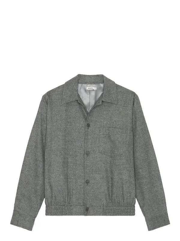 Simkhai Ernie Blouson Shirt Jacket - Charcoal Melange