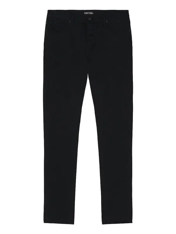 TOM FORD Slim Fit Stretch Twill Jean - Navy