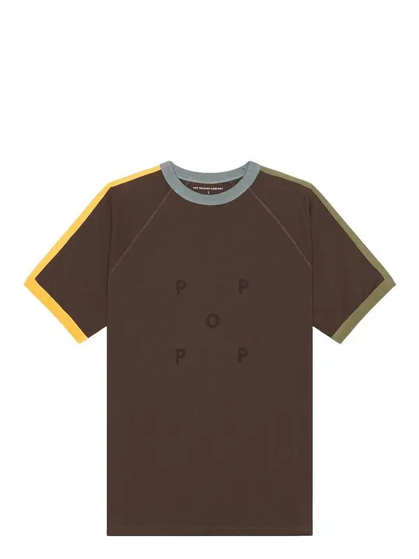POP TRADING COMPANY Keenan T-shirt In Brown - Delicioso