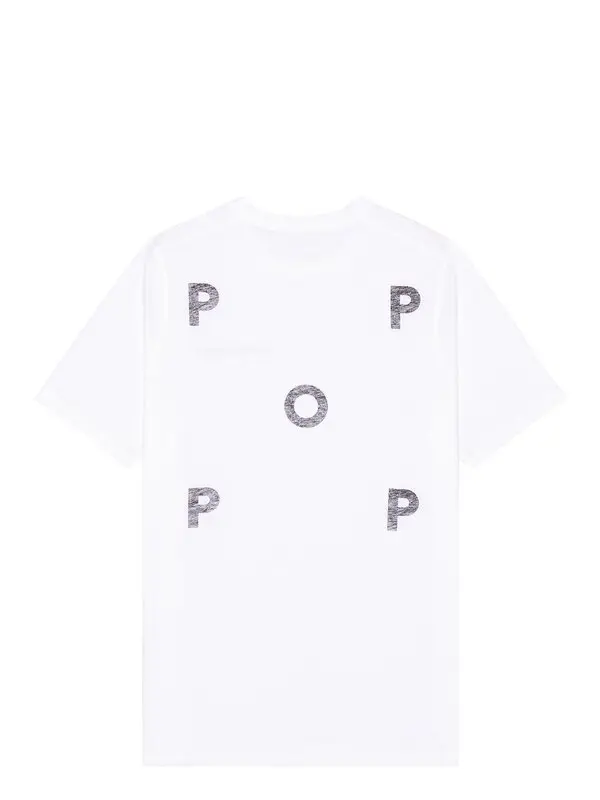POP TRADING COMPANY Inside Logo T-shirt - White