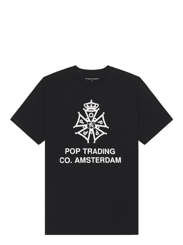 POP TRADING COMPANY Four Days Tee - Black