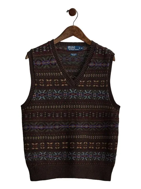 Ralph Lauren Patterned Sweater Vest - Multi