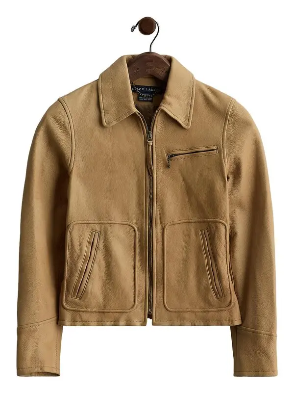 Ralph Lauren C. 008 Leather Jacket - Tan