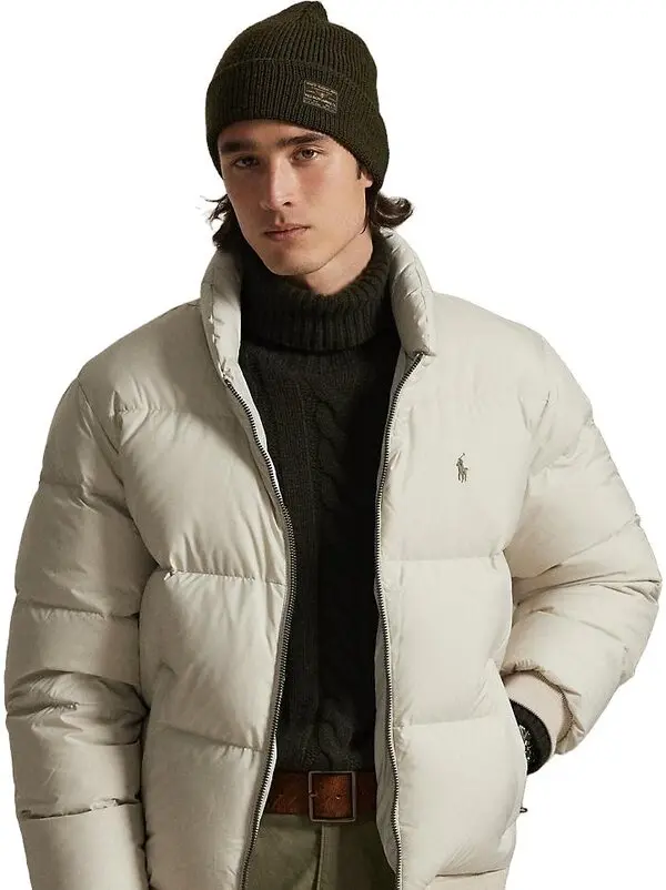 Ralph Lauren Ripstop Down Jacket - Khaki Stone