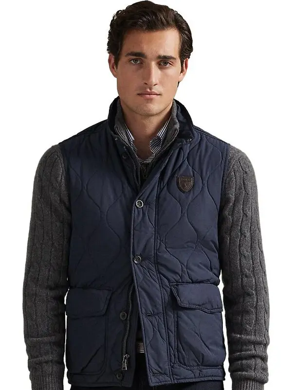 Ralph Lauren Eastham Quilted Vest - Collection Navy