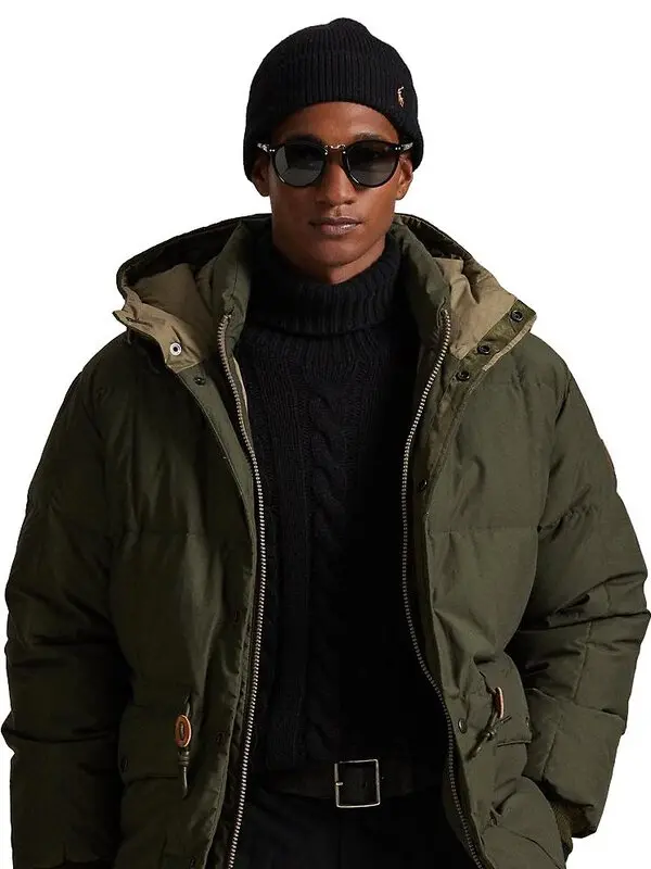 Ralph Lauren Quilted Hartland Down Parka - Ranger Green