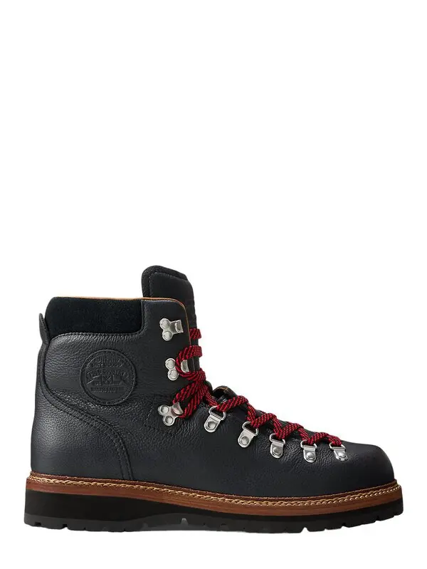 Ralph Lauren Alpine Leather Trail Boots - Black
