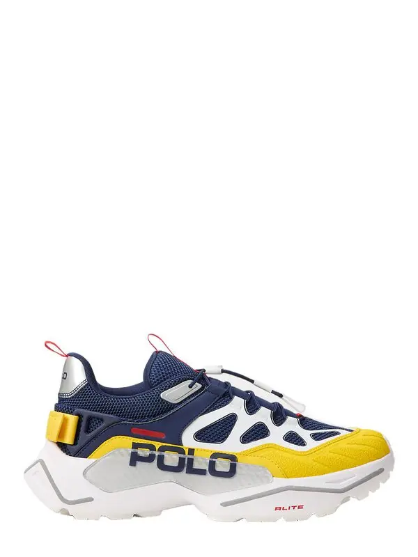 Ralph Lauren Adventure 400 Trail Sneaker - Newport Navy/white/yellow