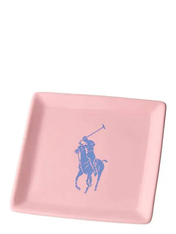 Ralph Lauren Polo Icon Trinket Tray - Pink/blue