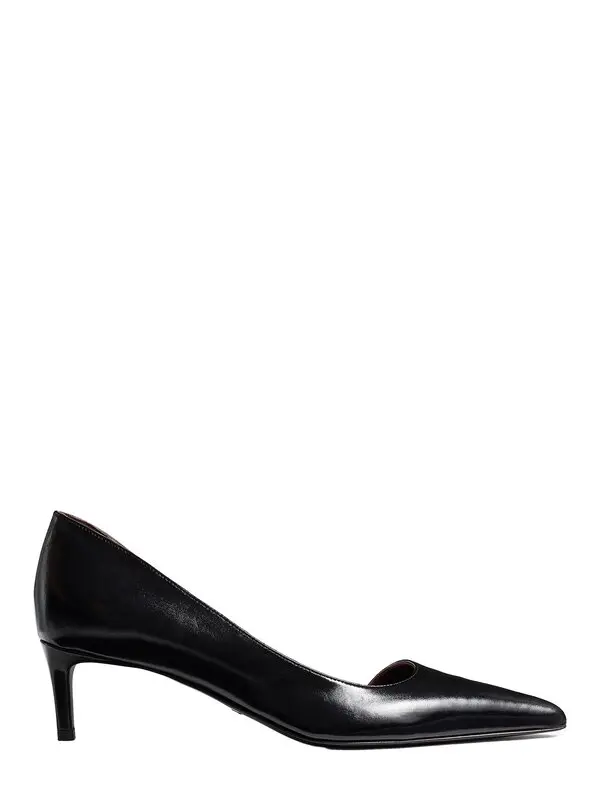 Khaite Jett D'orsay Low Pump - Black