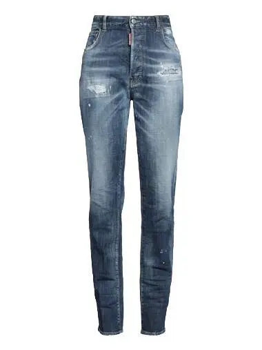 Dsquared2 Tapered Jeans In Cotton, Polyester, And Elastane - Blue