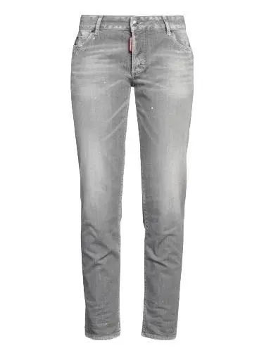 Dsquared2 Tapered Jeans With Logo - Grey
