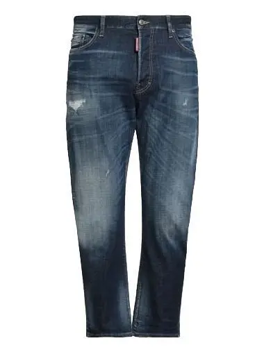 Dsquared2 Tapered Distressed Denim Jeans - Blue