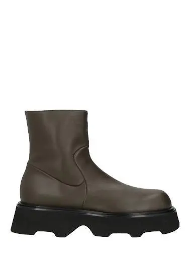 POMME D'OR Leather Ankle Boots - Green