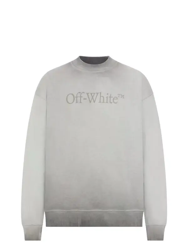 Off-White Degrade Logo Sweatshirt - Grey