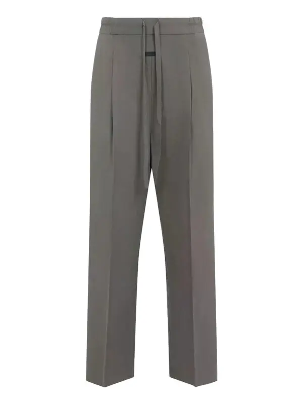 Fear Of God Pleated Drawstring Trousers - Grey