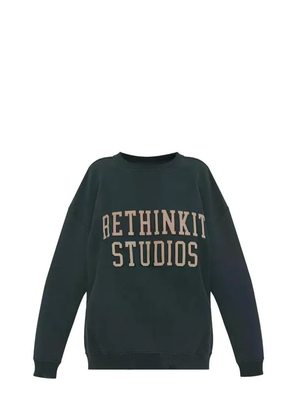 RETHINKIT STUDIOS Embroidered-logo Sweatshirt - Green