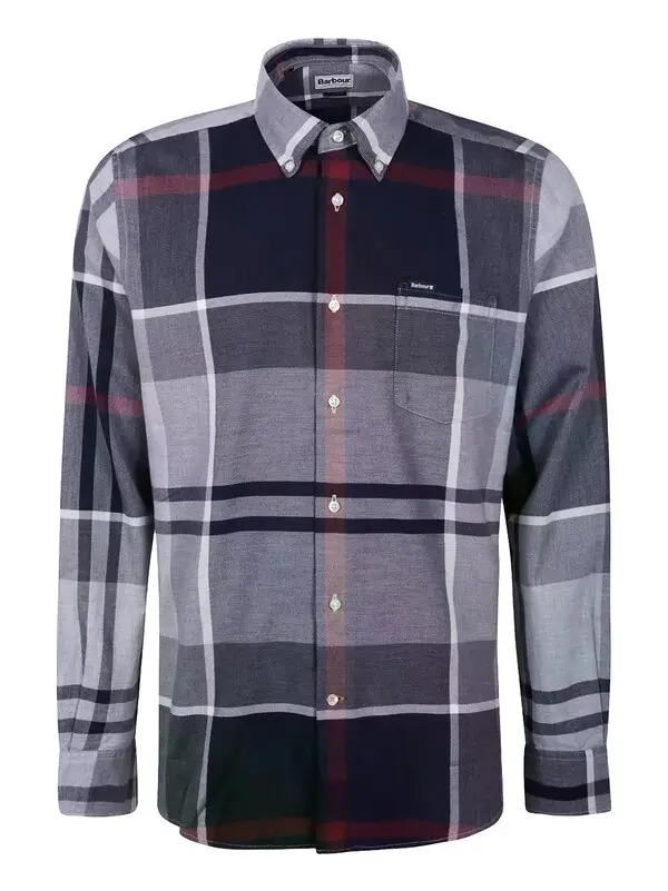 Barbour Check-pattern Shirt - Blue