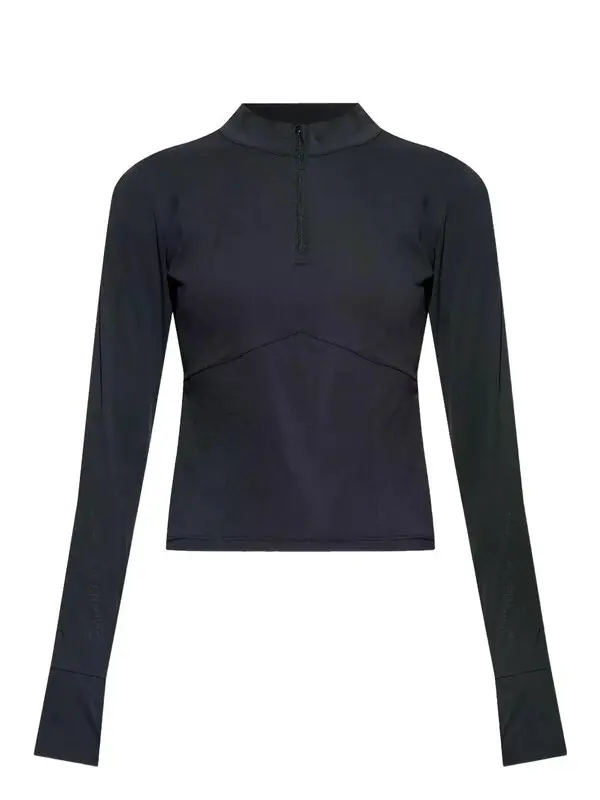RETHINKIT STUDIOS Half-zip-neck Top - Black