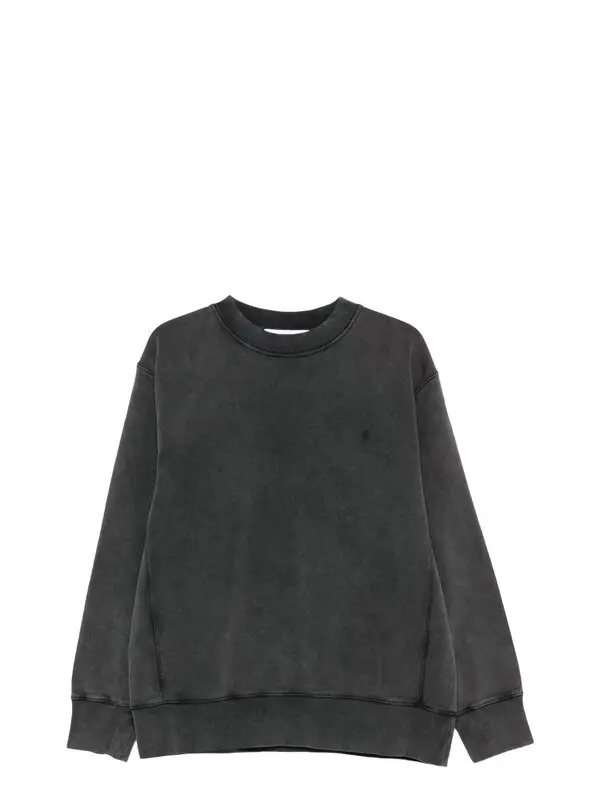 ÉTUDES STUDIO Crew-neck Washed-effect Sweatshirt - Grey