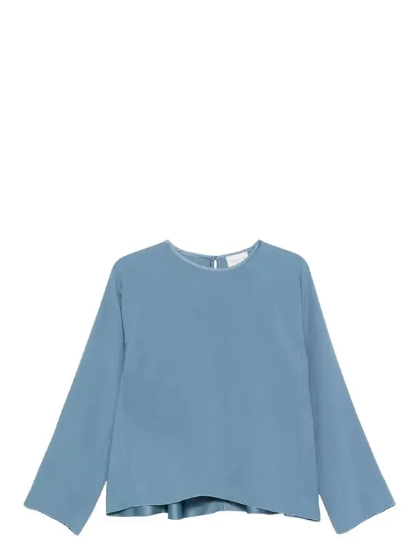 FORTE_FORTE Round-neck Top - Blue