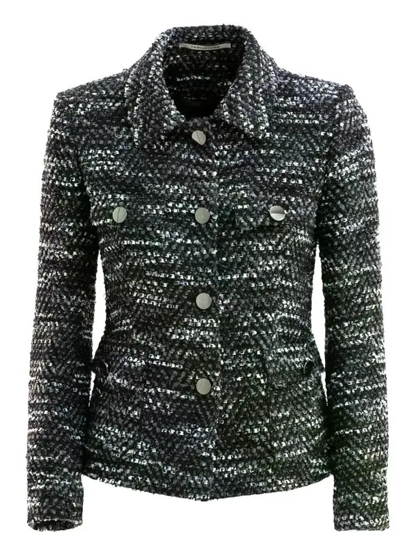 Tagliatore Tweed Jacket - Black