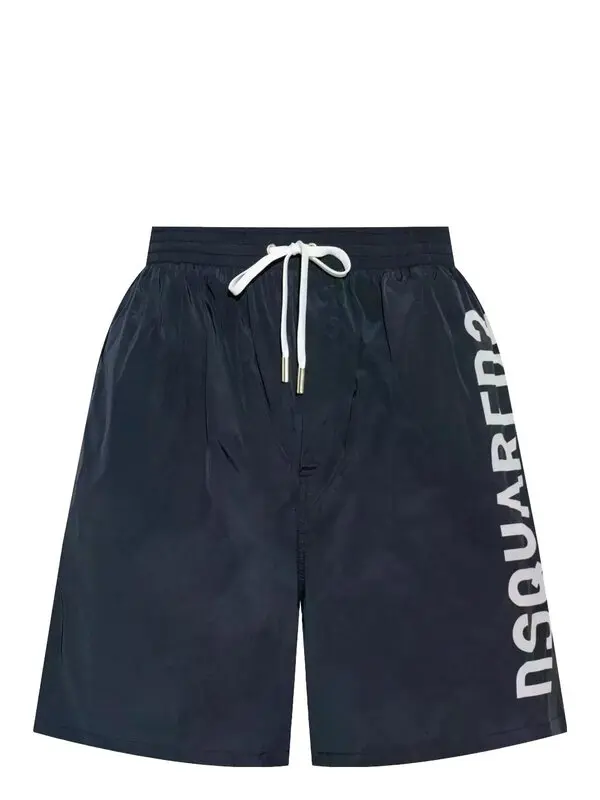 Dsquared2 Logo-print Swim Shorts - Blue