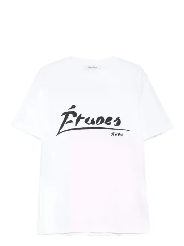ÉTUDES STUDIO The Regular Signed Graphic-print T-shirt - White