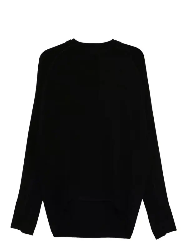 DEVOA Panelled Jumper - Black