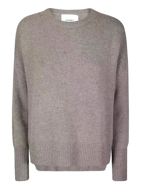 LISA YANG Mila Cashmere Crew-neck Sweater - Brown