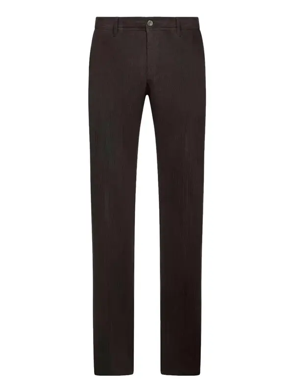 Incotex Ribbed Trousers - Brown