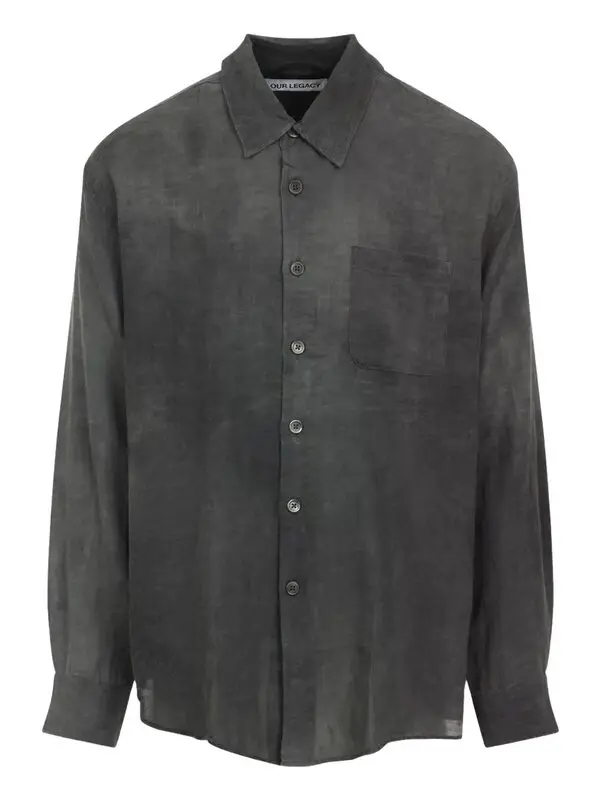 Our Legacy Above Button-down Pocket Shirt - Grey