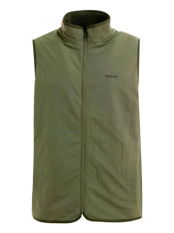 Barbour Zip-up Fleece Gilet - Green