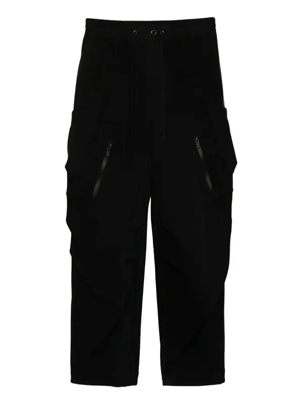 DEVOA Multi-pocket Trousers - Black